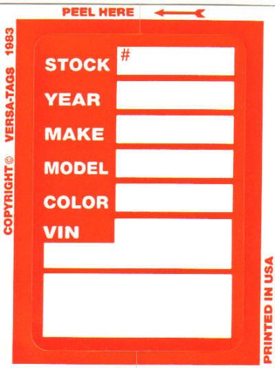 Versatags ~ The Macray Company - Manufacturer of plastic key tags ...